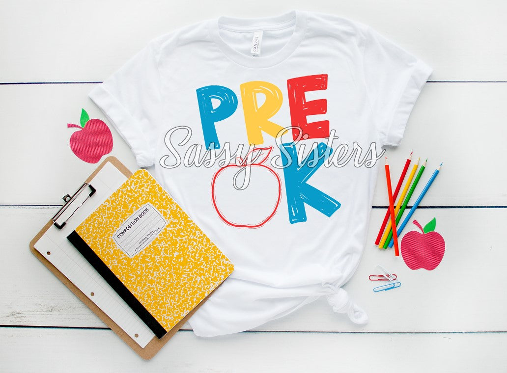 BACK TO SCHOOL APPLE-PRE-K – Sassy Sisters